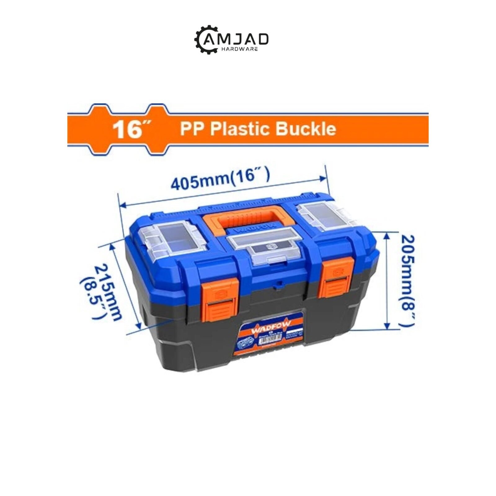 Plastic Tool Box 16 Inch WTB1316